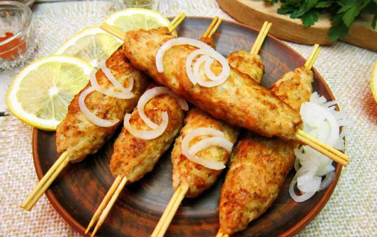 ქათმის Lulle Kabab