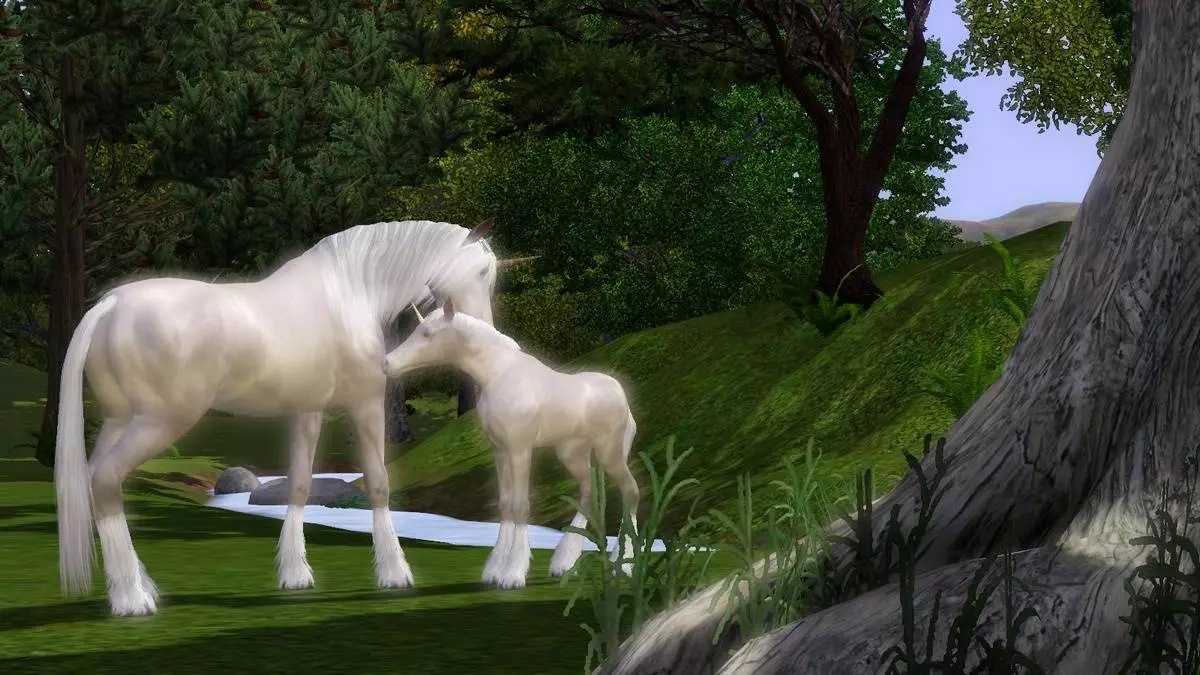 Cómo encontrar un unicornio en Sims 3