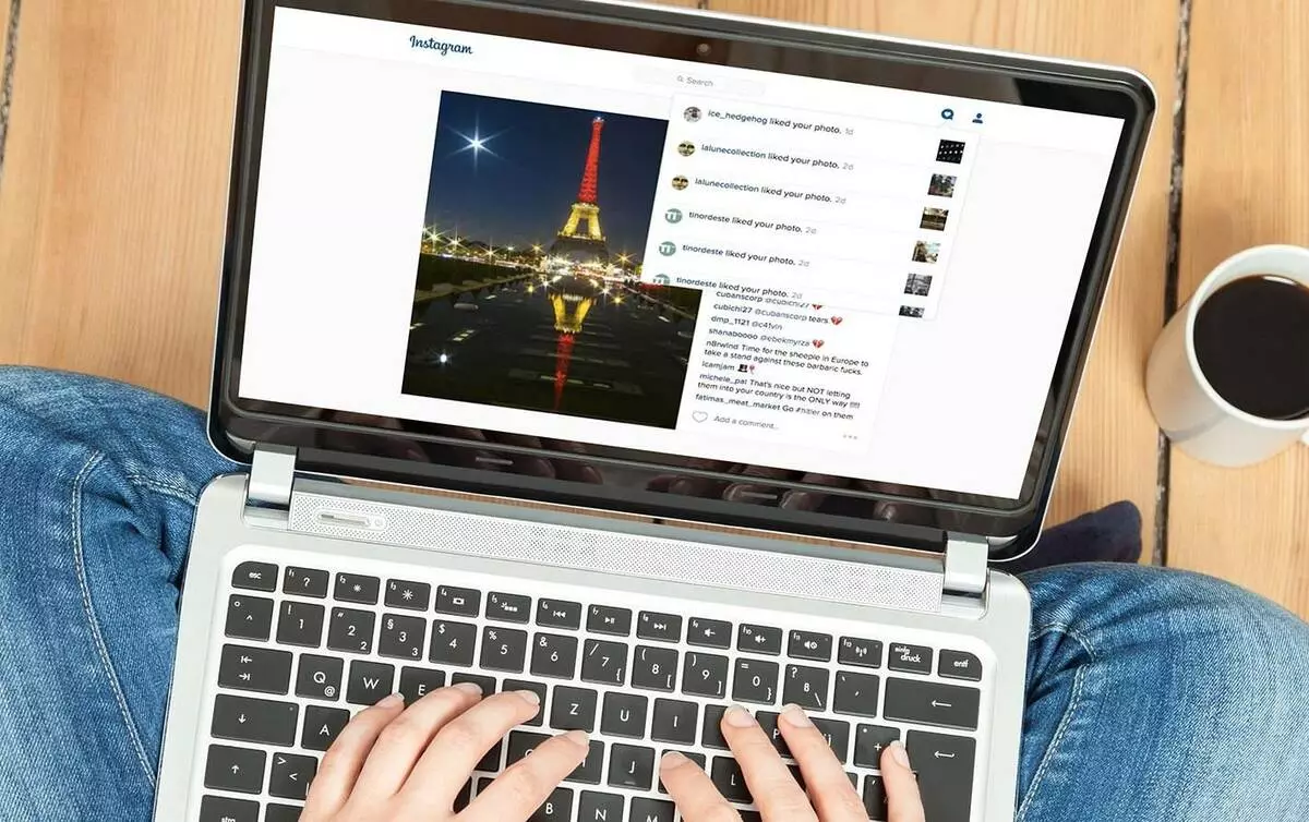 Si të shtoni një foto në Instagram nga një kompjuter