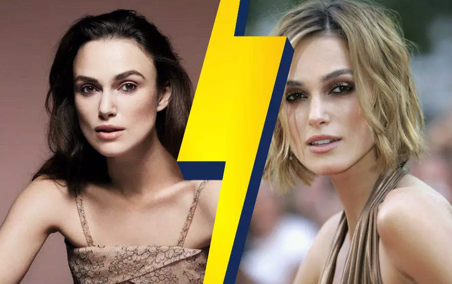 Keira Knightley brunette