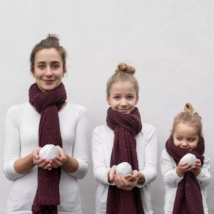 Incroyablement toucher: maman fait des photos cool avec des filles aimées 1317_2