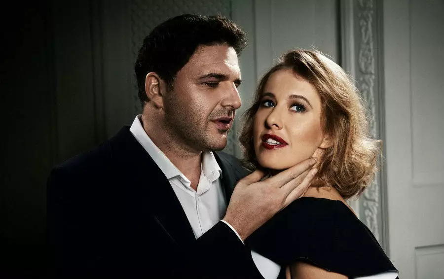 Ksenia Sobchak a Maxim Vitorgan