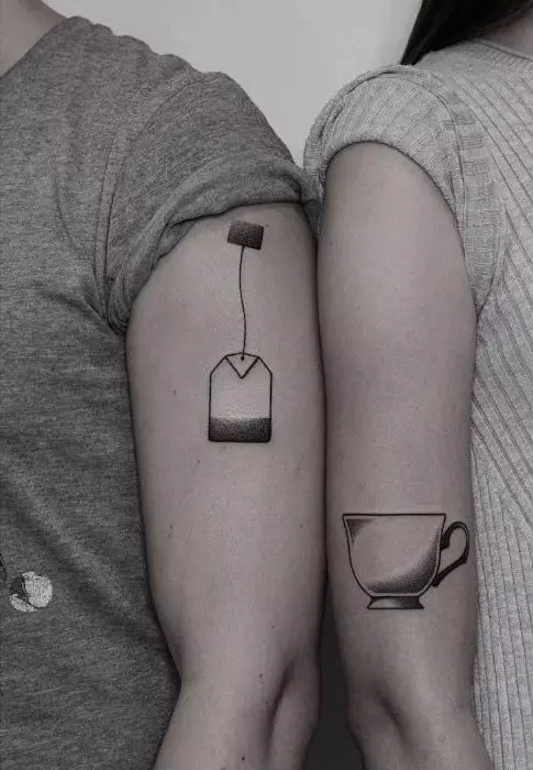 Cool Paired Tattoos.