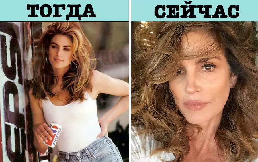 Cindy Crawford e agora