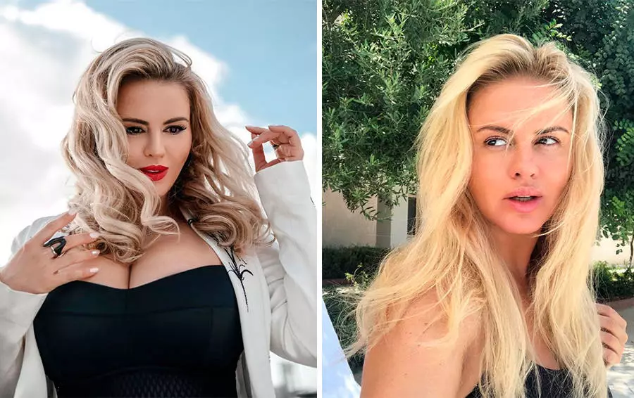 Anna Semenovich senza trucco