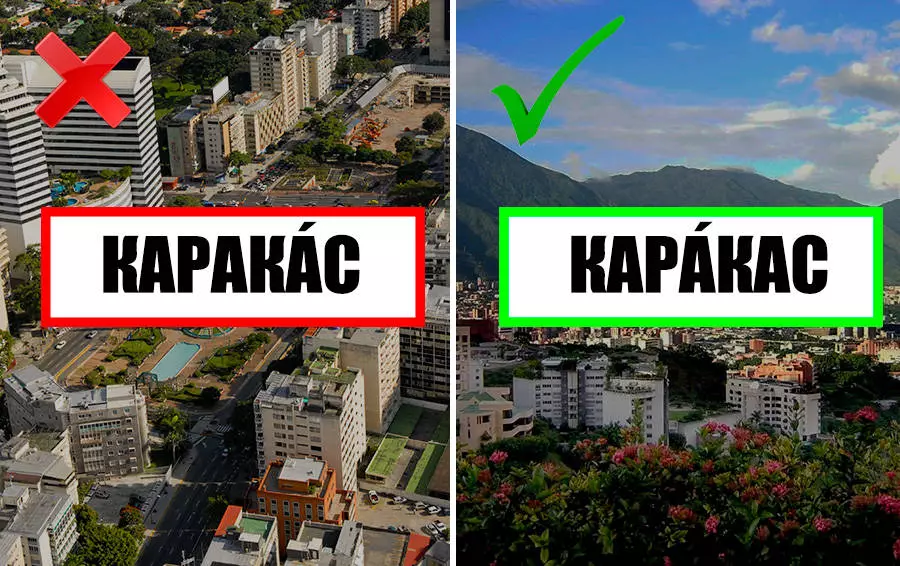 Caracas naglasak