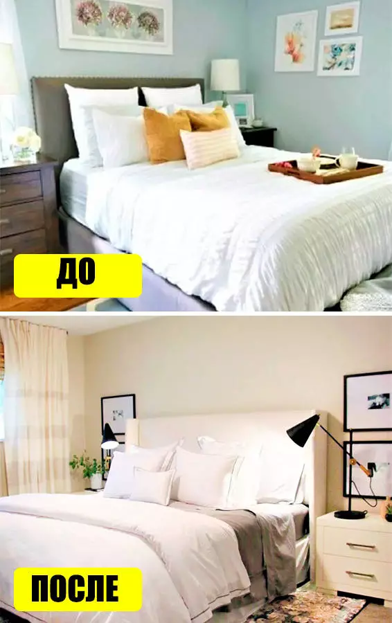 Design de interiores antes e depois