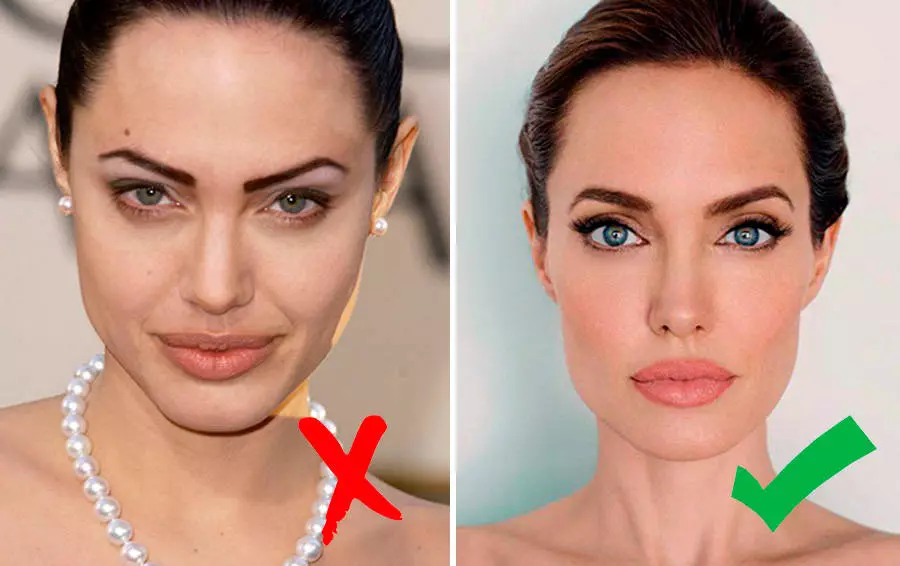 Thread Eyebrow Angelina Jolie