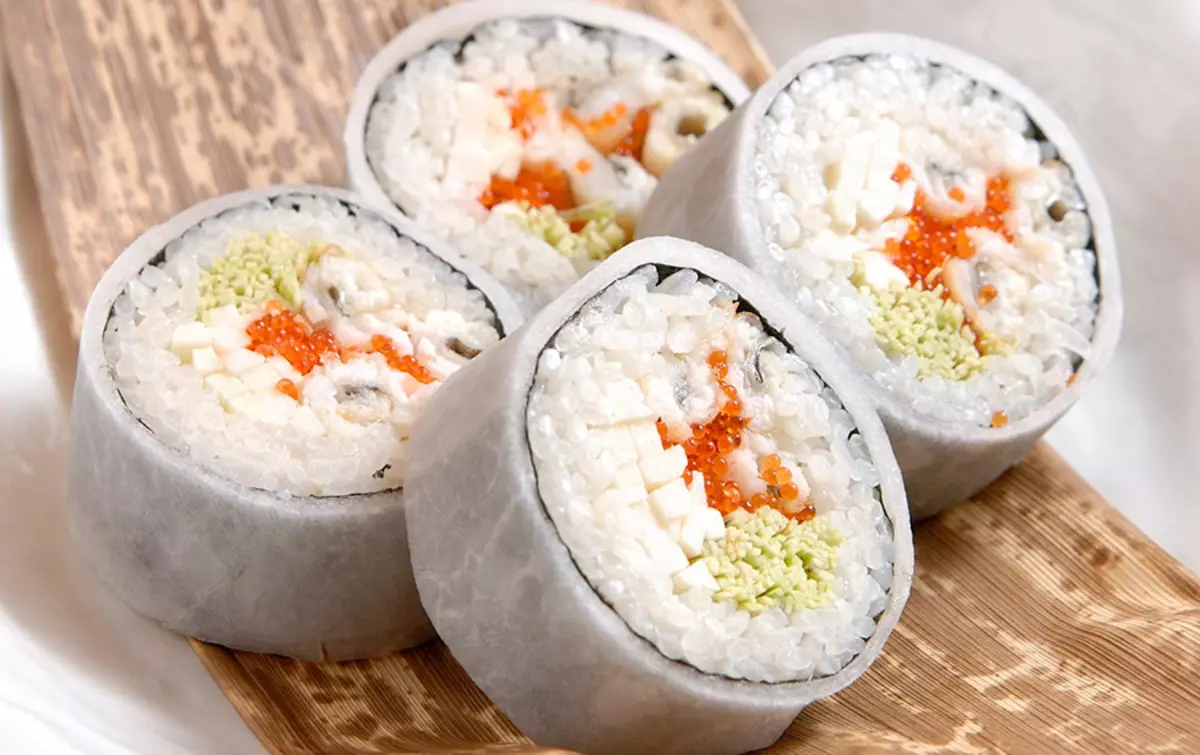 Japońska sushi Rys