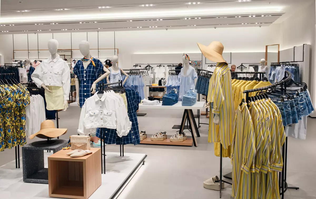 Location of things in Zara Store