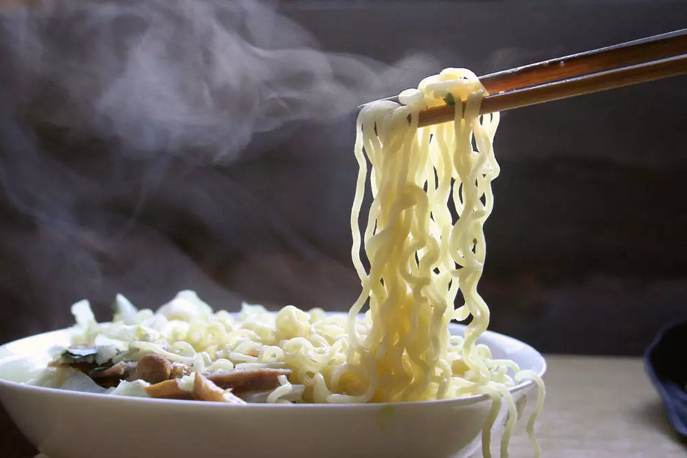 How to remove fast cooking noodles