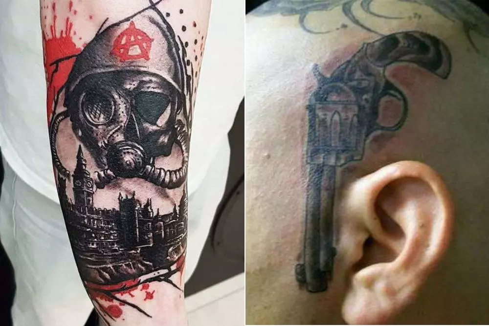 Tattoos-Gefangene.