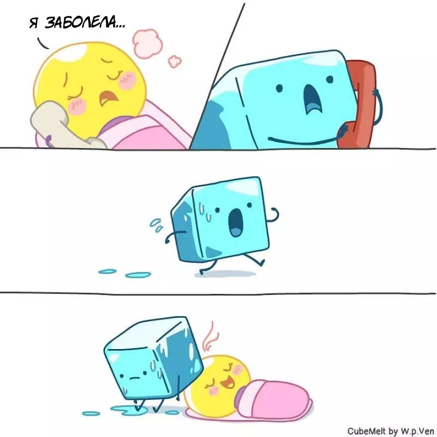 I-Comics malunga nee-cubes ze-ice