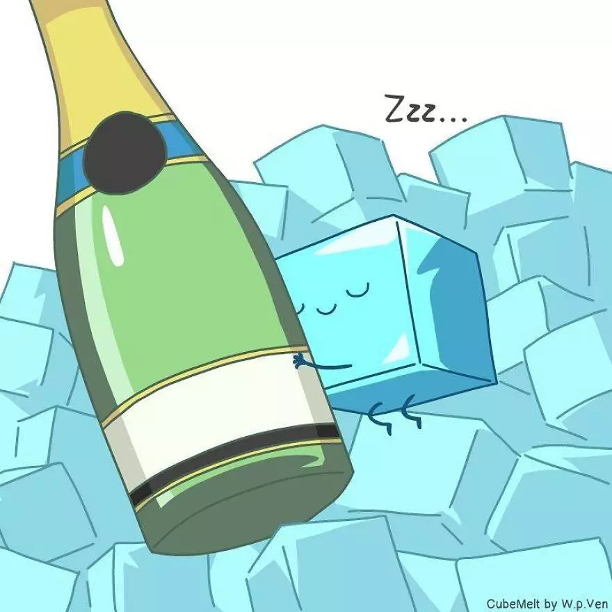 I-Comics malunga nee-cubes ze-ice