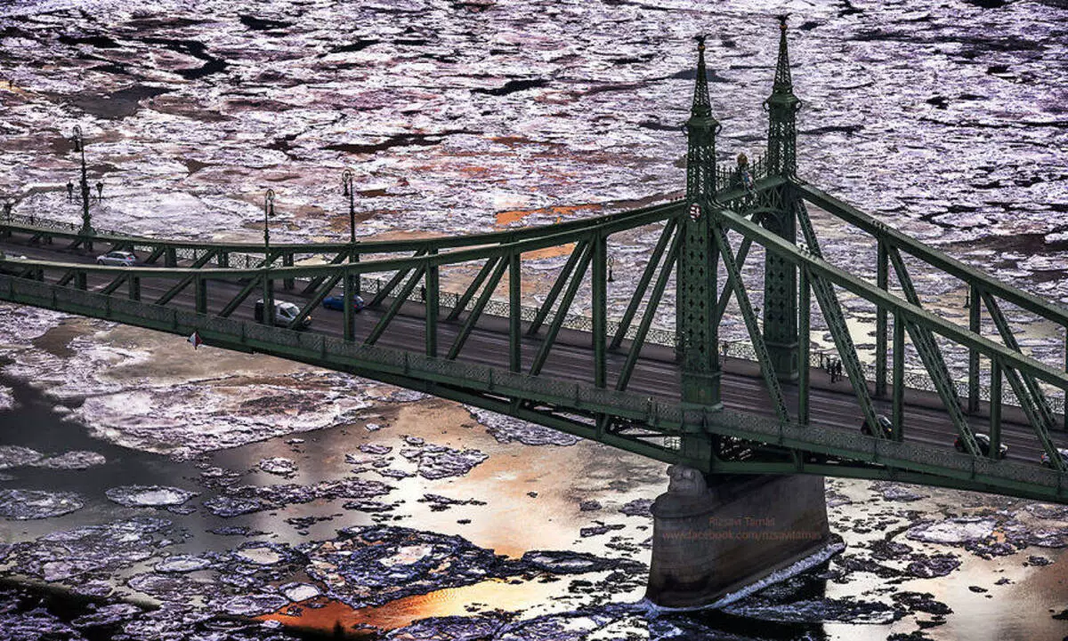 Photo 7 - Rare view of the frozen Danube in Budapest