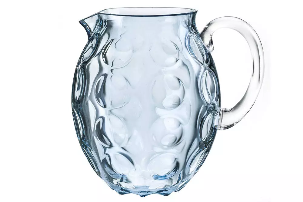 Blue Glass Jug.