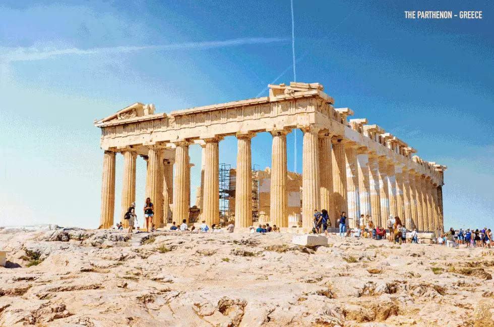 Cén chaoi a raibh parthenon na Gréige