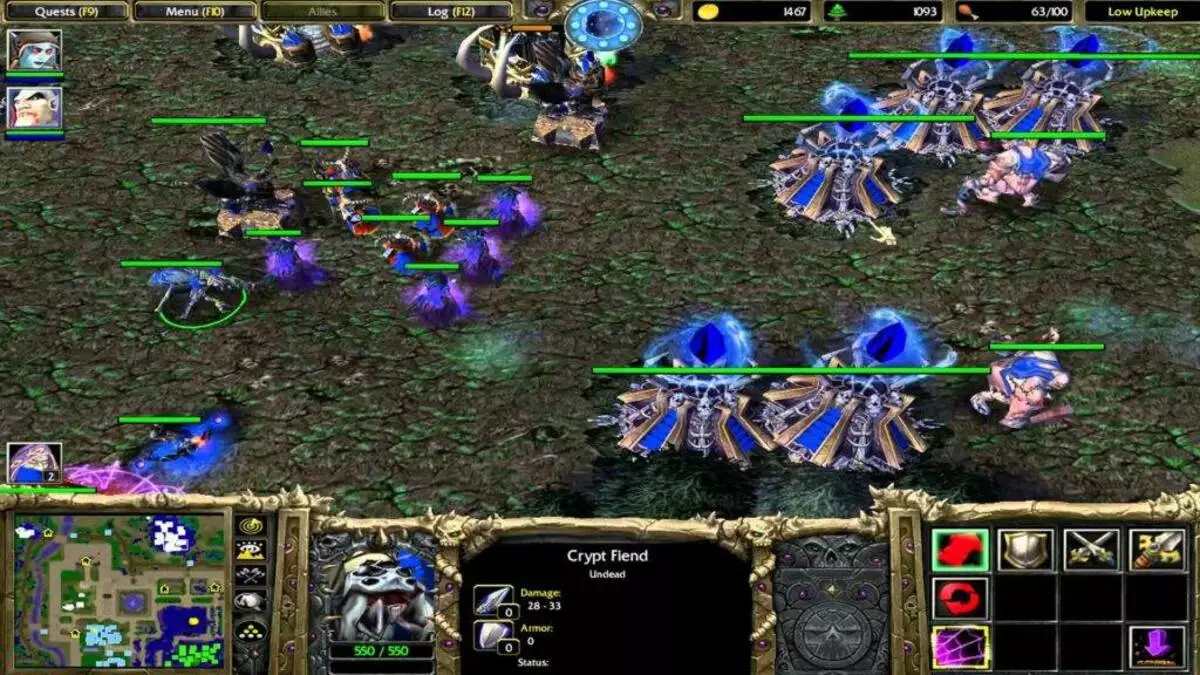 Warcraft III: It-tron iffriżat