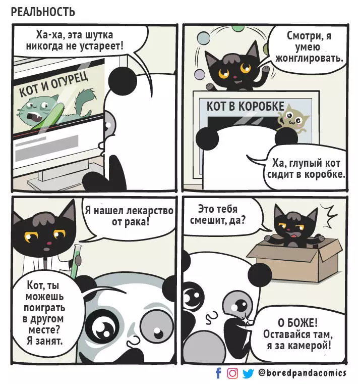 Comics O Panda Boredpanda