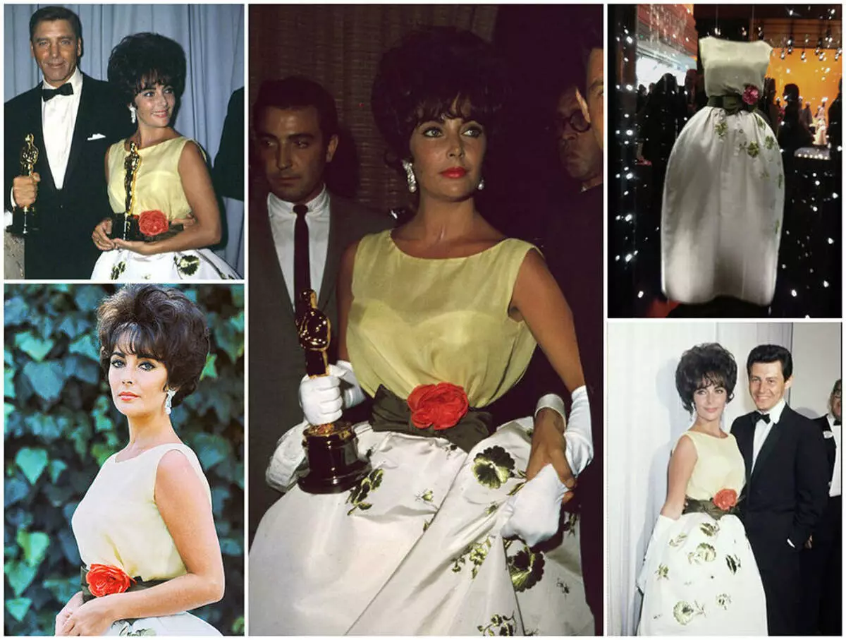 Elizabeth Taylor Oscar Autfit