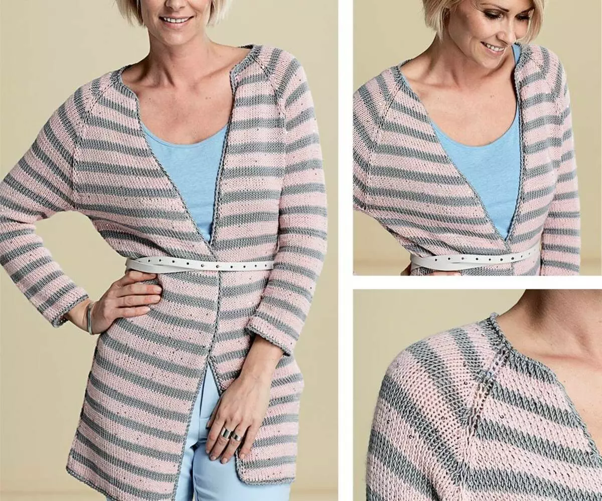 Cara dasi knit cardigan