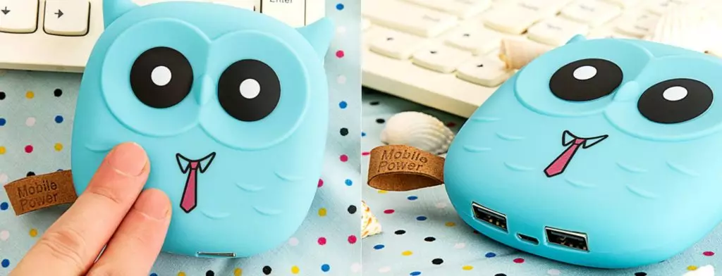 PowerBank ໃນຮູບແບບຂອງ owls