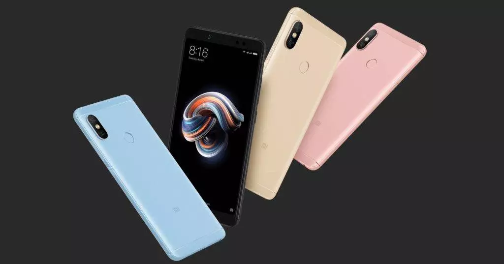 색상 Xiaomi Redmi Note 5 Pro.