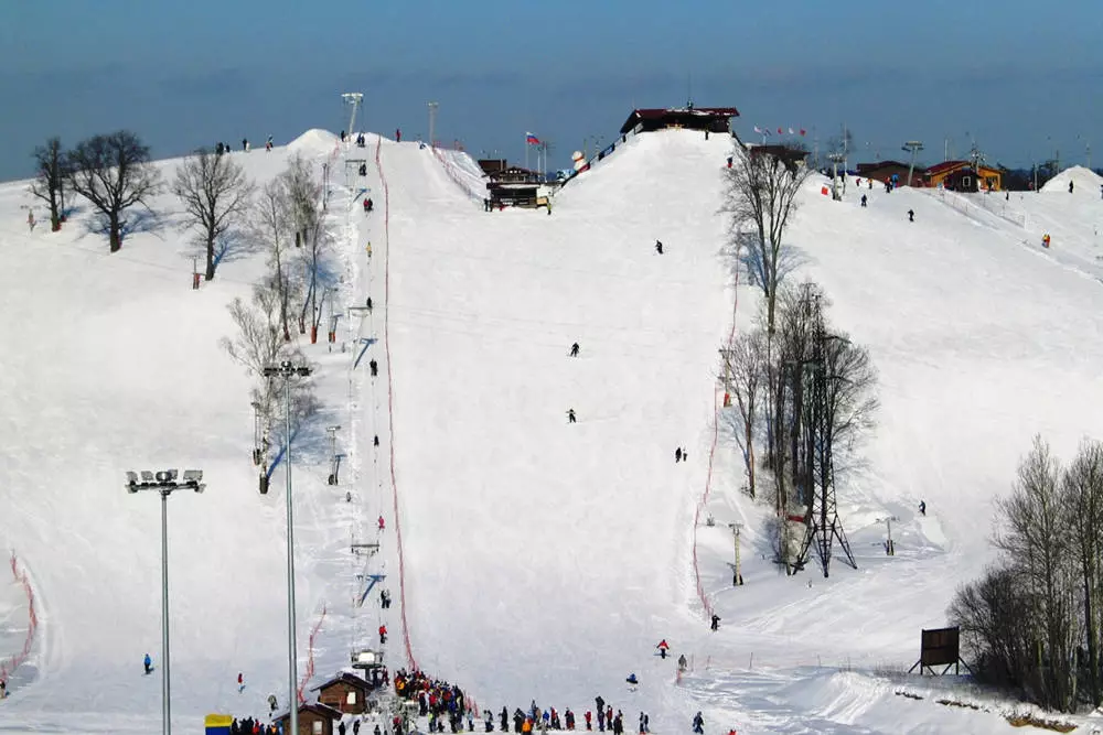 Ski slopes of Moscow and Moscow region