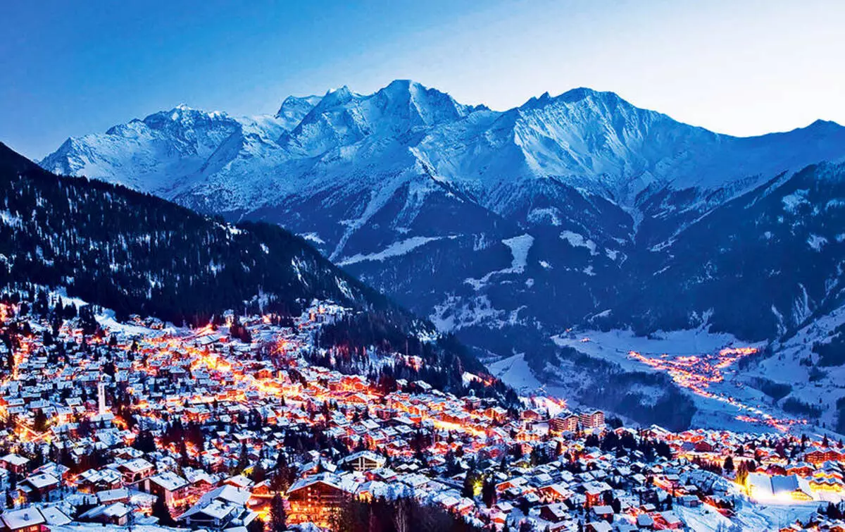 Švýcarsko Verbier.