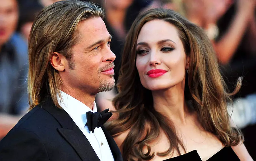 Angelina Jolie na Brad Pitt