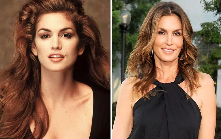 Cindy Crawford pred a teraz