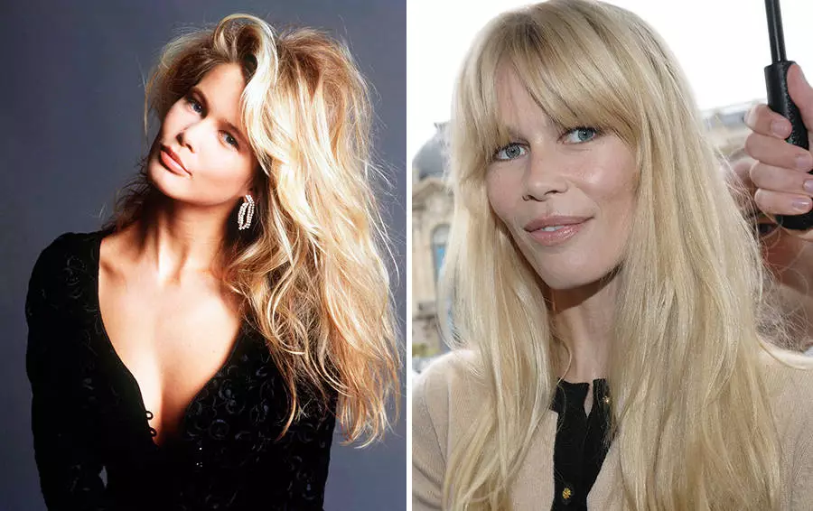 Claudia Schiffer ໃນໄວຫນຸ່ມແລະດຽວນີ້