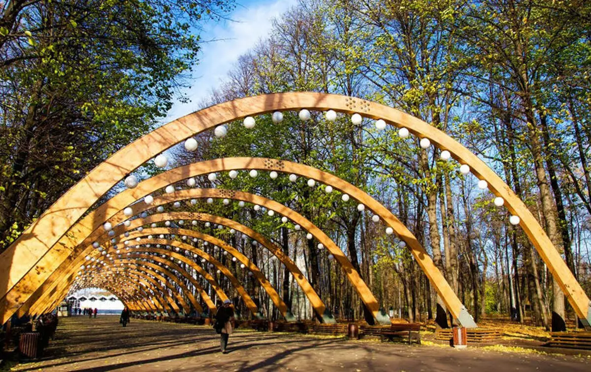 Sokolniki park yn 'e hjerst