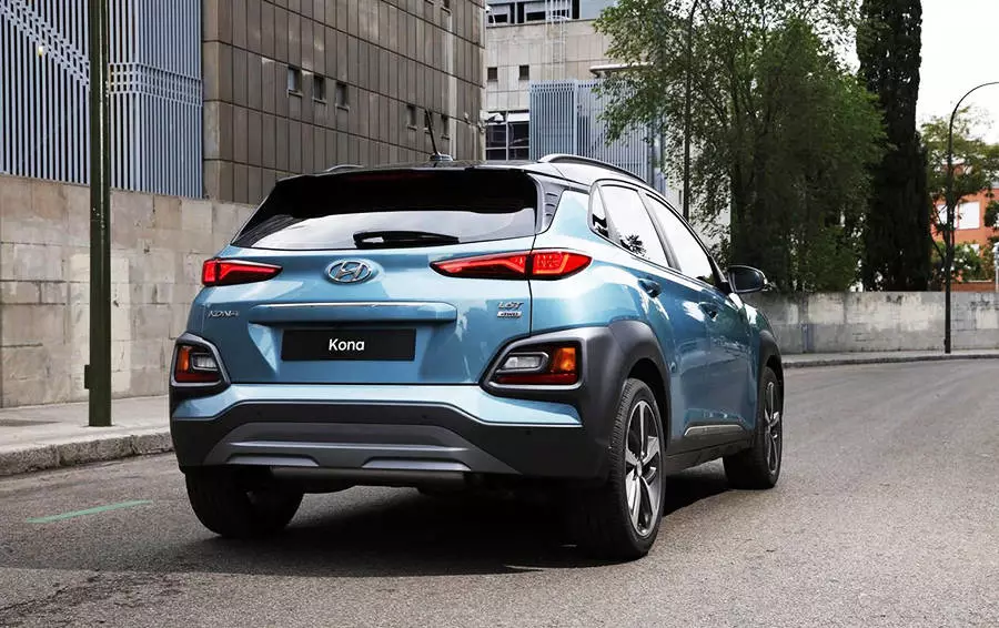 Tentoanstelling Hyundai Kona yn Frankfurt