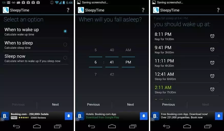 smartphone applications for sleep