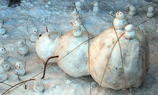 Snowmen - Unicumes - 10 neįprastų nuotraukų 4376_8