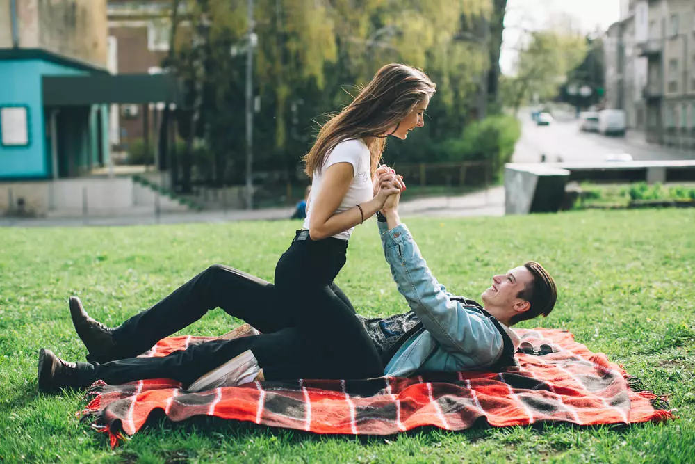 Romantic picnic