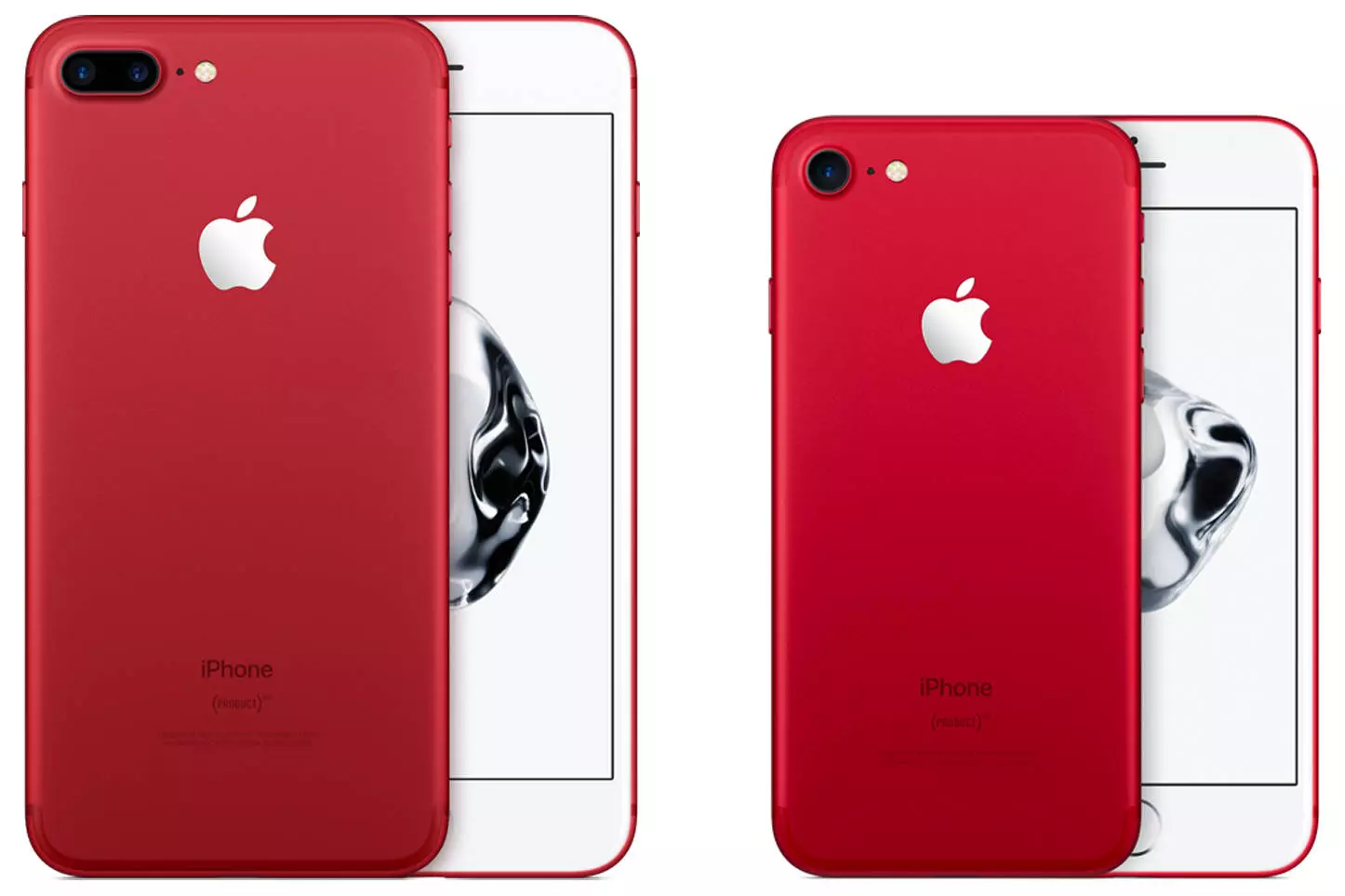 Iphone merah.