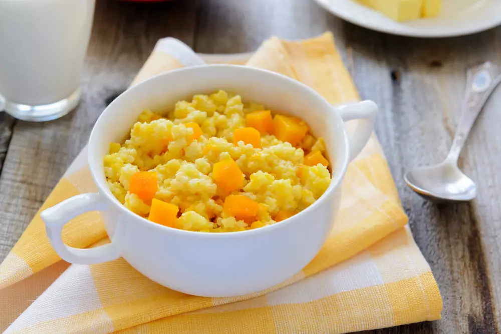 Porridge de millet avec citrouille