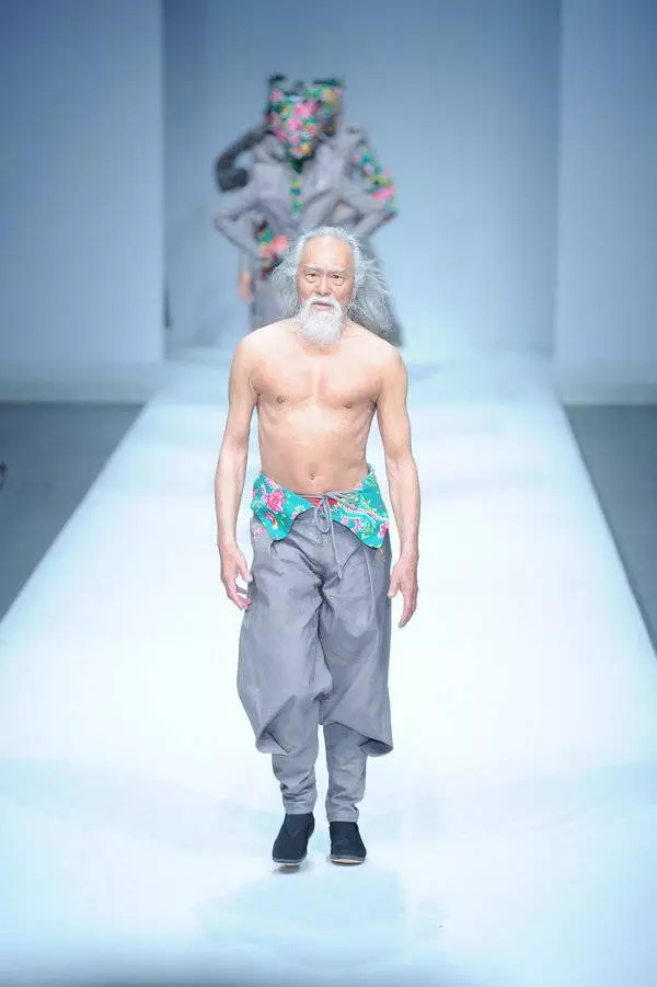 Photo 4 - Grandfather from China launches model career