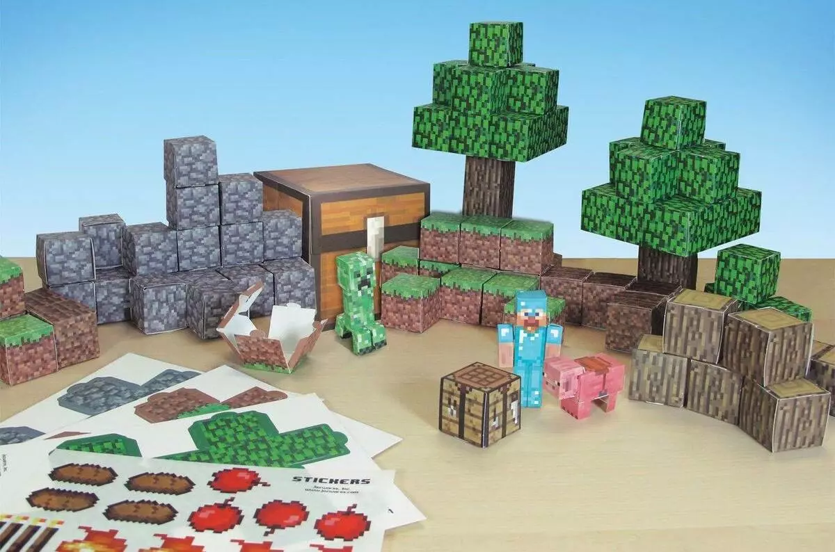 How to make paper figurines minecraft