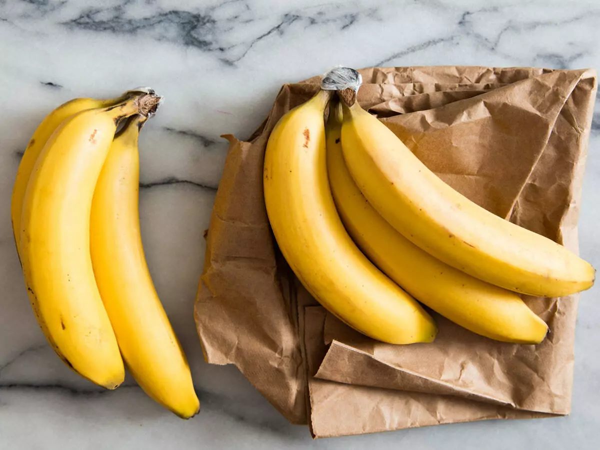 Gele bananen zijn schadelijk of nuttig