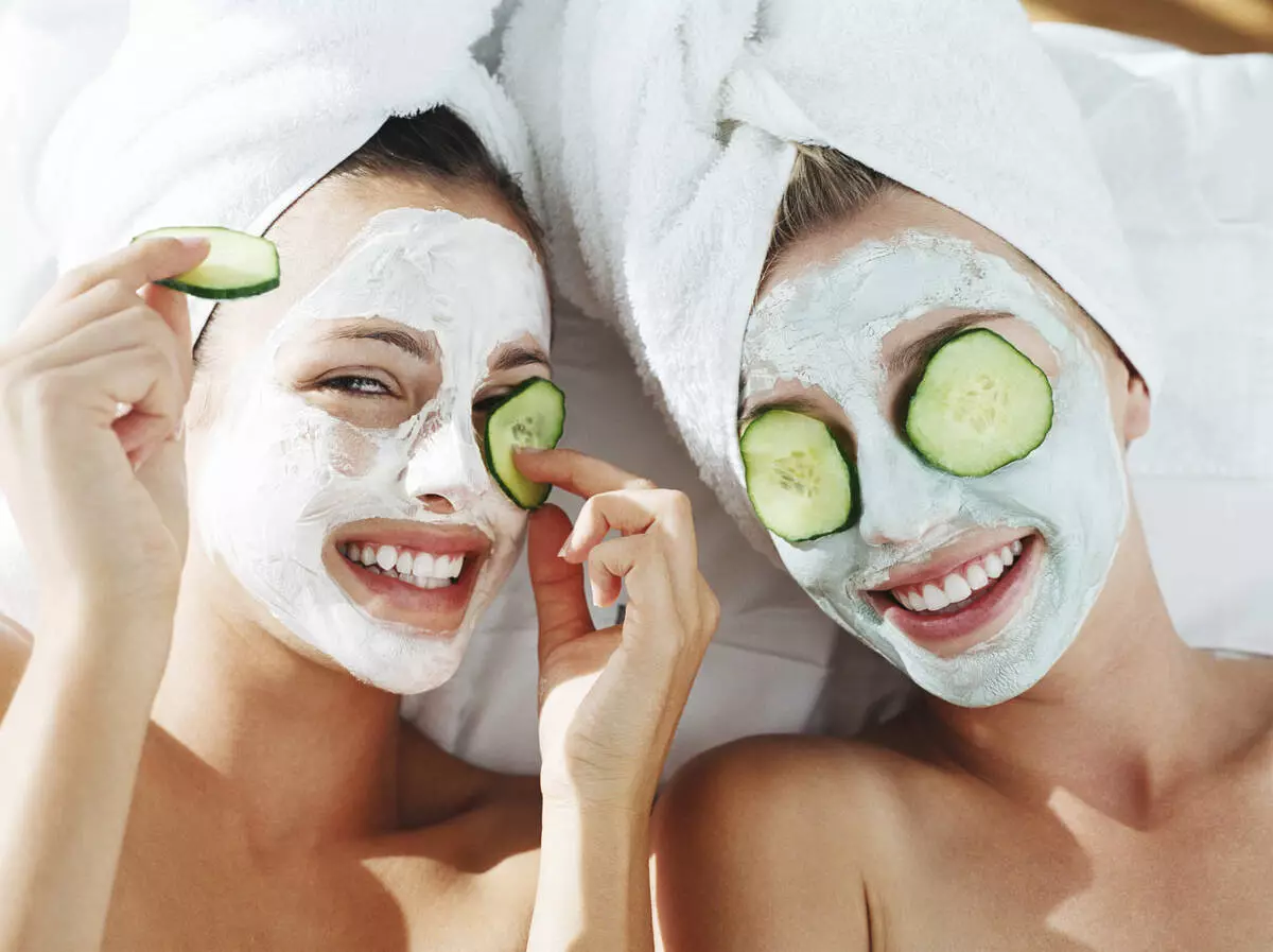 Cucumber mask